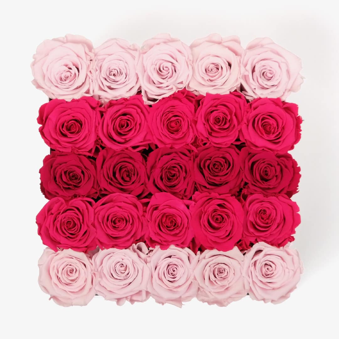 Infinity Roses | Large Square box